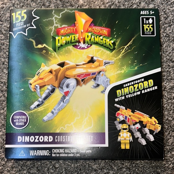 Hasbro | Toys | Lego Power Ranger Yellow Ranger And Dinozord | Poshmark